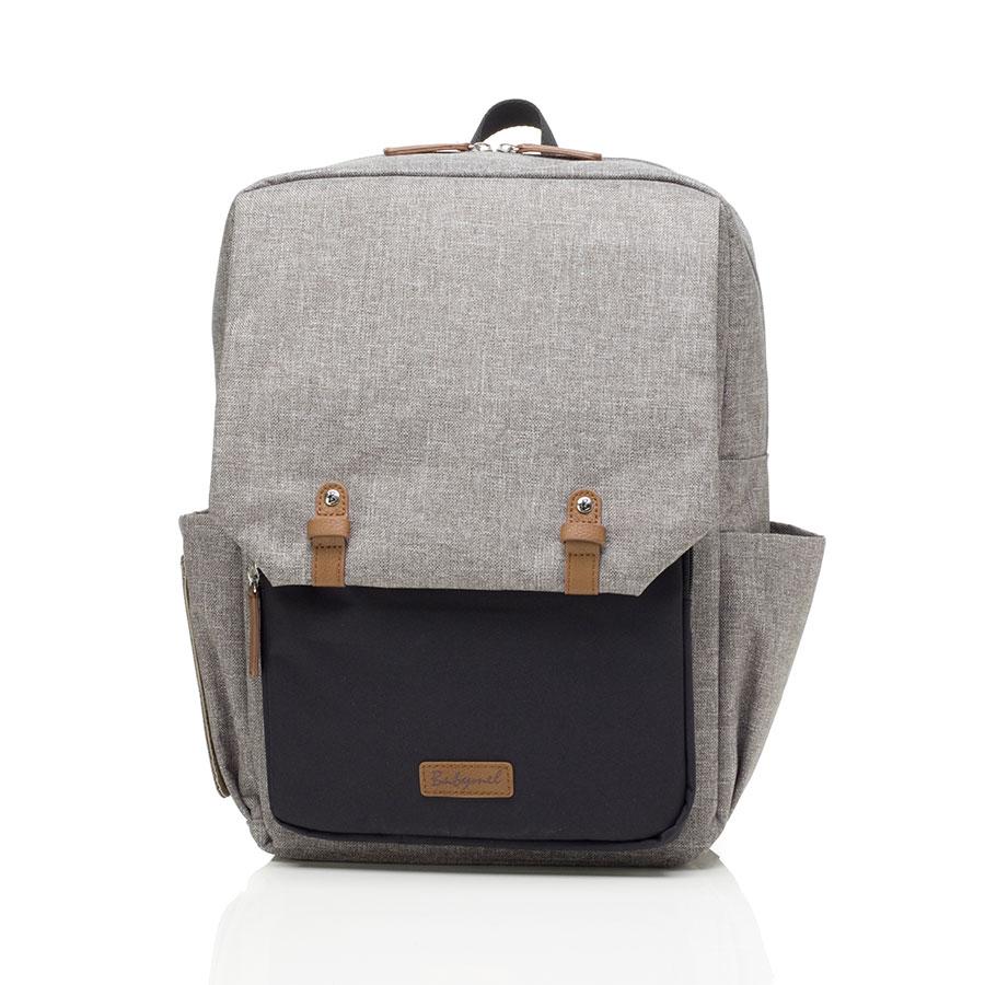 George Backpack Black/Grey – Babymel Australia & New Zealand